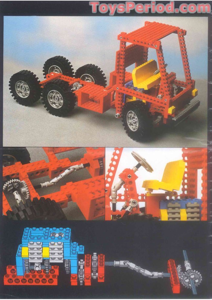 LEGO 950 Fork Lift Instructions and Parts List