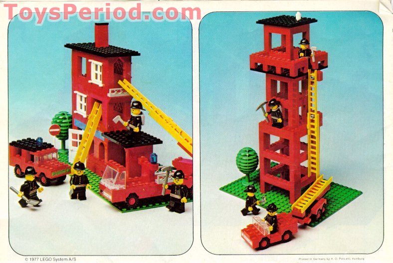 LEGO 590 Engine Co Number 9 Instructions and Parts List