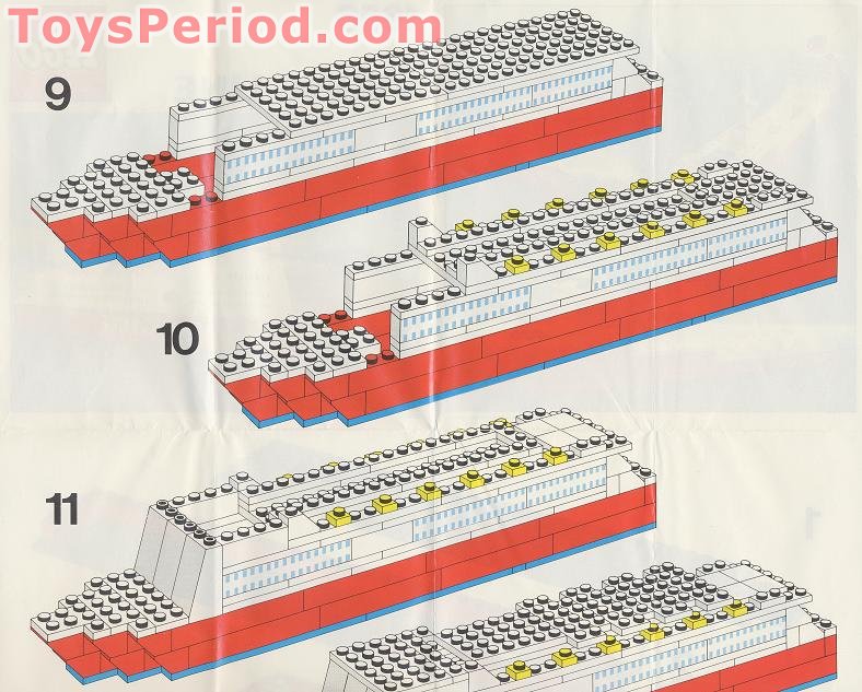 LEGO 1656-2 Viking Line Promotional Set - Cruise Ship Instructions and ...