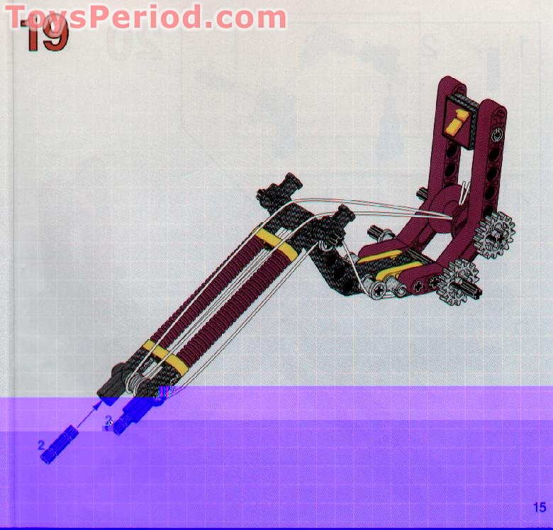 LEGO 2854 Bungee Chopper Instructions and Parts List