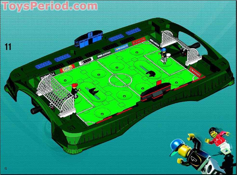 LEGO 3569 Grand Soccer Stadium Instructions and Parts List