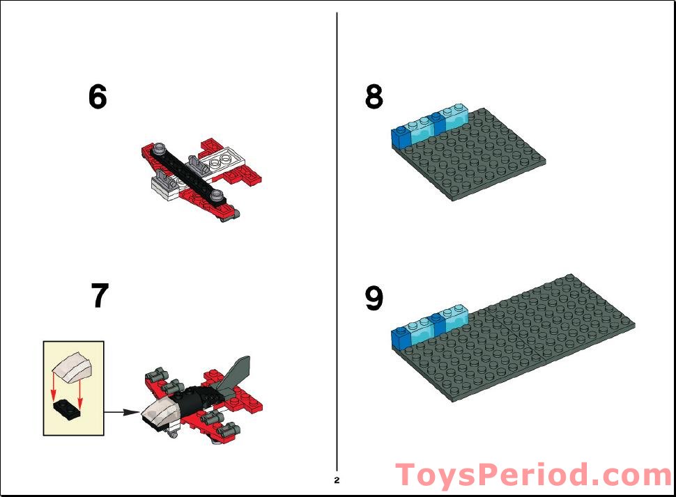 LEGO 5524 Airport Instructions and Parts List