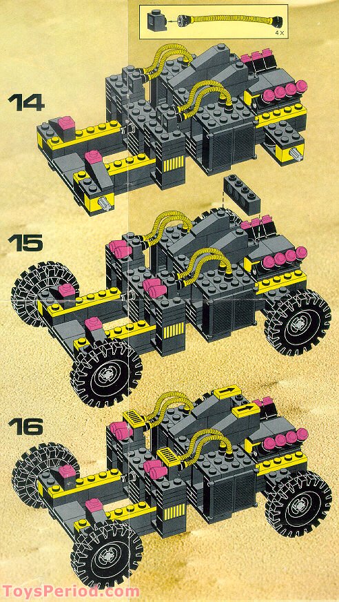 LEGO 6941 Battrax Instructions and Parts List