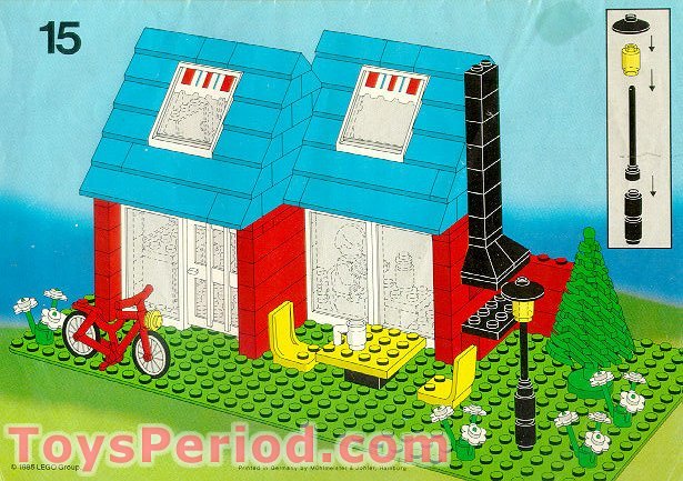 LEGO 6370 Weekend Home Instructions and Parts List