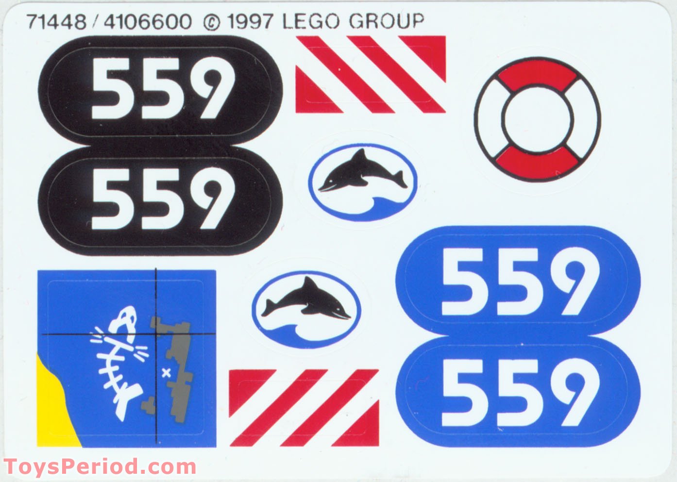 LEGO 6559 Deep Sea Bounty Instructions and Parts List