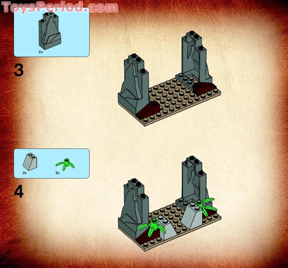 LEGO 7626 Jungle Cutter Instructions and Parts List