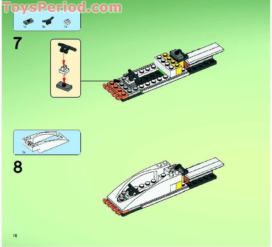 LEGO 7647 MX-41 Switch Fighter Instructions and Parts List