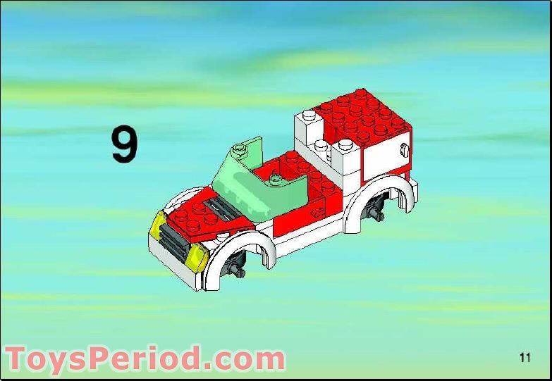 LEGO 7902 Doctor's Car Instructions and Parts List