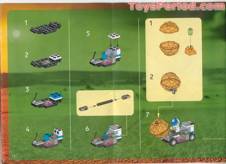 LEGO 7315 Solar Explorer Instructions and Parts List