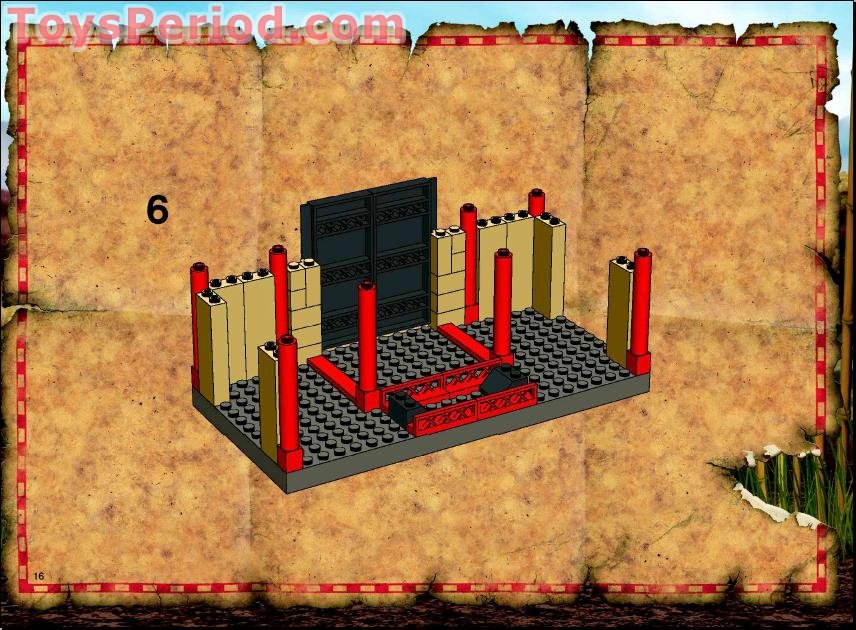 LEGO 7419 Dragon Fortress Instructions and Parts List