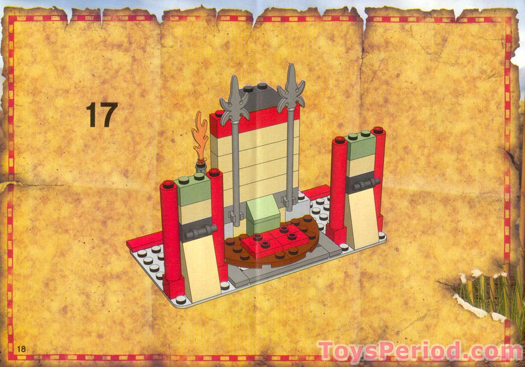 LEGO 7413 Passage of Jun-Chi Instructions and Parts List