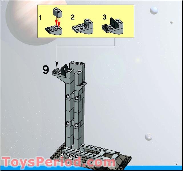LEGO 7469 Mission to Mars Instructions and Parts List