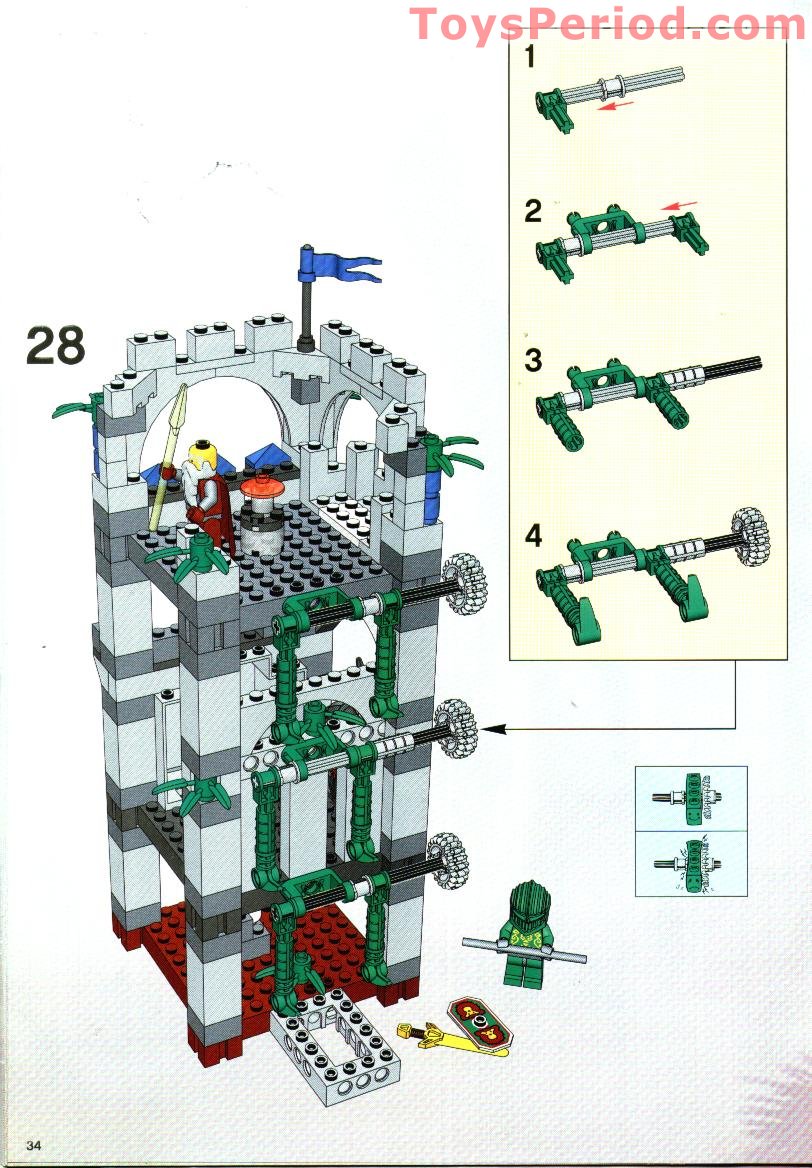 LEGO 8780 Citadel of Orlan Instructions and Parts List