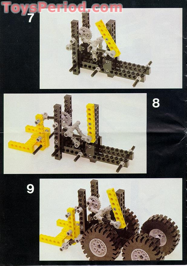 LEGO 8848 Power Truck Instructions and Parts List