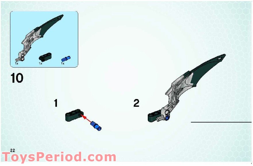 LEGO 8952 Mutran and Vican Instructions and Parts List