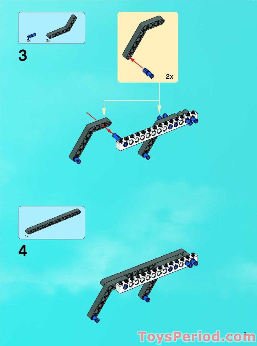LEGO 8118 Hybrid Rescue Tank Instructions and Parts List