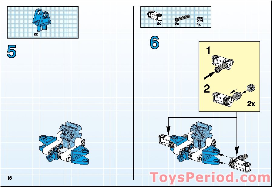 LEGO 8252 Beach Buster Instructions and Parts List