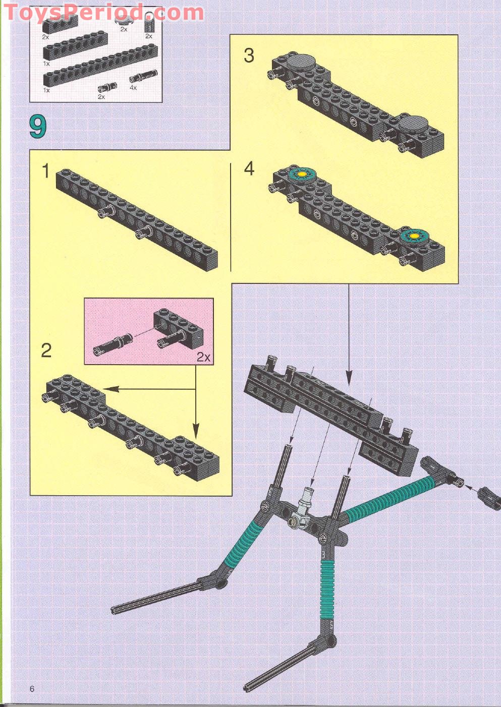 LEGO 8266 Super Challenge Instructions and Parts List