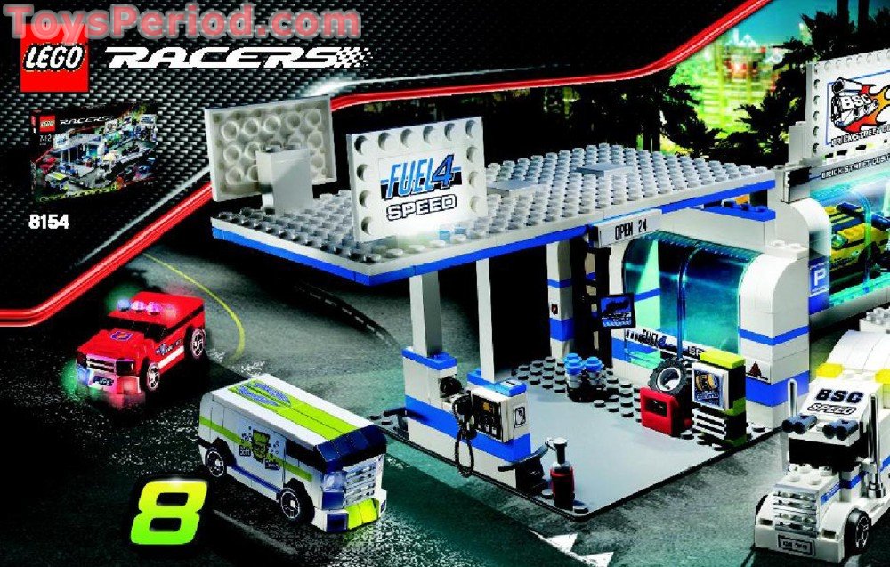 LEGO 8495 Crosstown Craze Instructions and Parts List