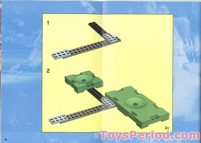 LEGO 3431 Streetball 2 vs 2 Instructions and Parts List