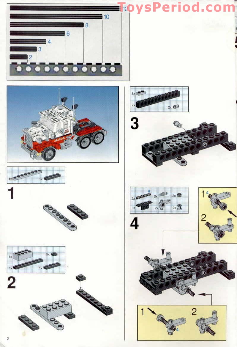 LEGO 5591 Mach II Red Bird Rig Instructions and Parts List