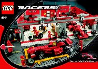 LEGO 8144-2 Ferrari 248 F1 Team (Raikkonen) Instructions and Parts List