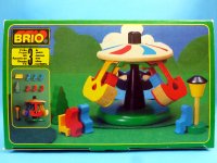 BRIO - BRIO 33221 Merry-Go-Round Carousel Set Wooden Railway Scene