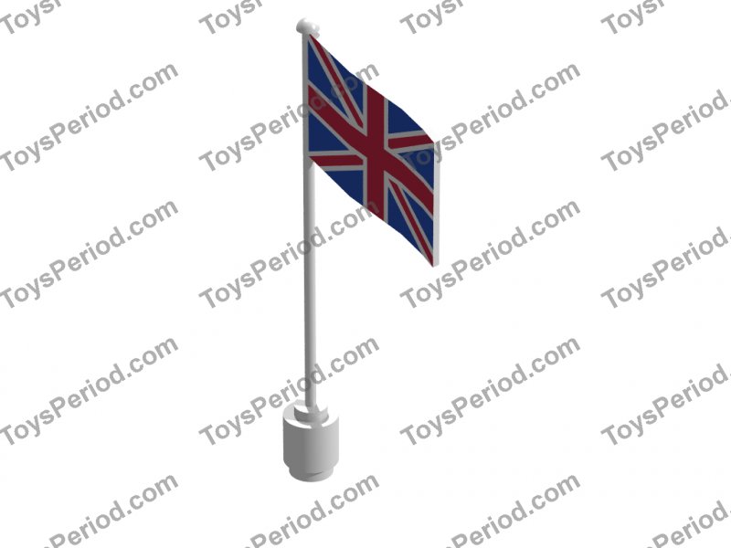 LEGO Sets with Part 777p11 Flag on Flagpole Type 2 with United Kingdom ...