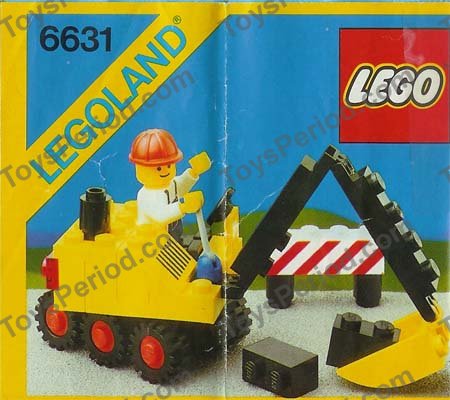 LEGO 6631 Steam Shovel Instructions and Parts List