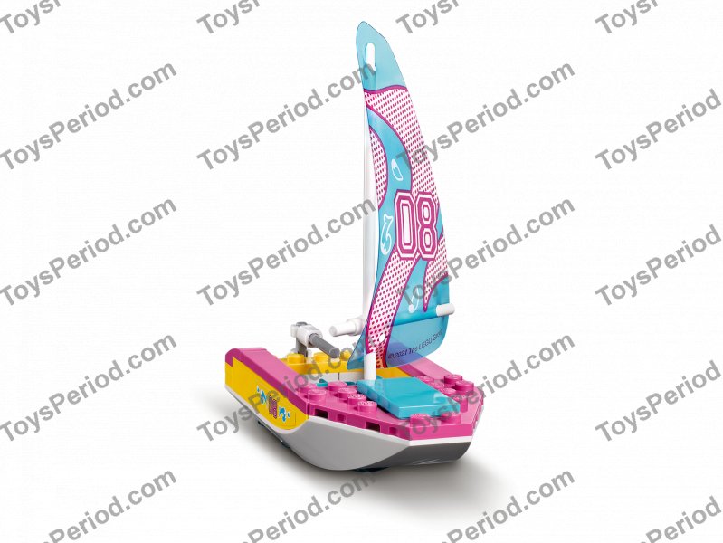 LEGO 41681 Forest Camper Van and Sailboat Set Parts List