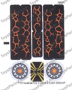 LEGO Sets with Part 9444stk01 Sticker Sheet for Set 9444 - (71574/4654722)