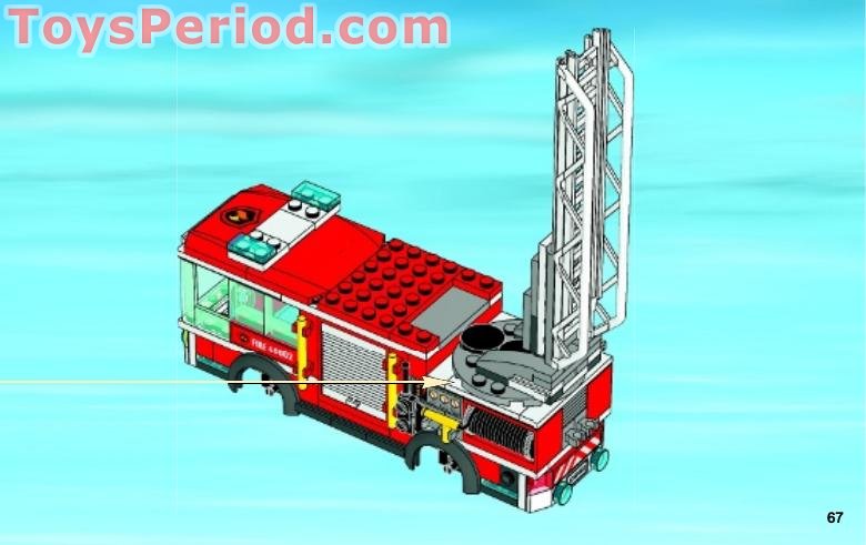 LEGO 60002 Fire Truck Instructions and Parts List