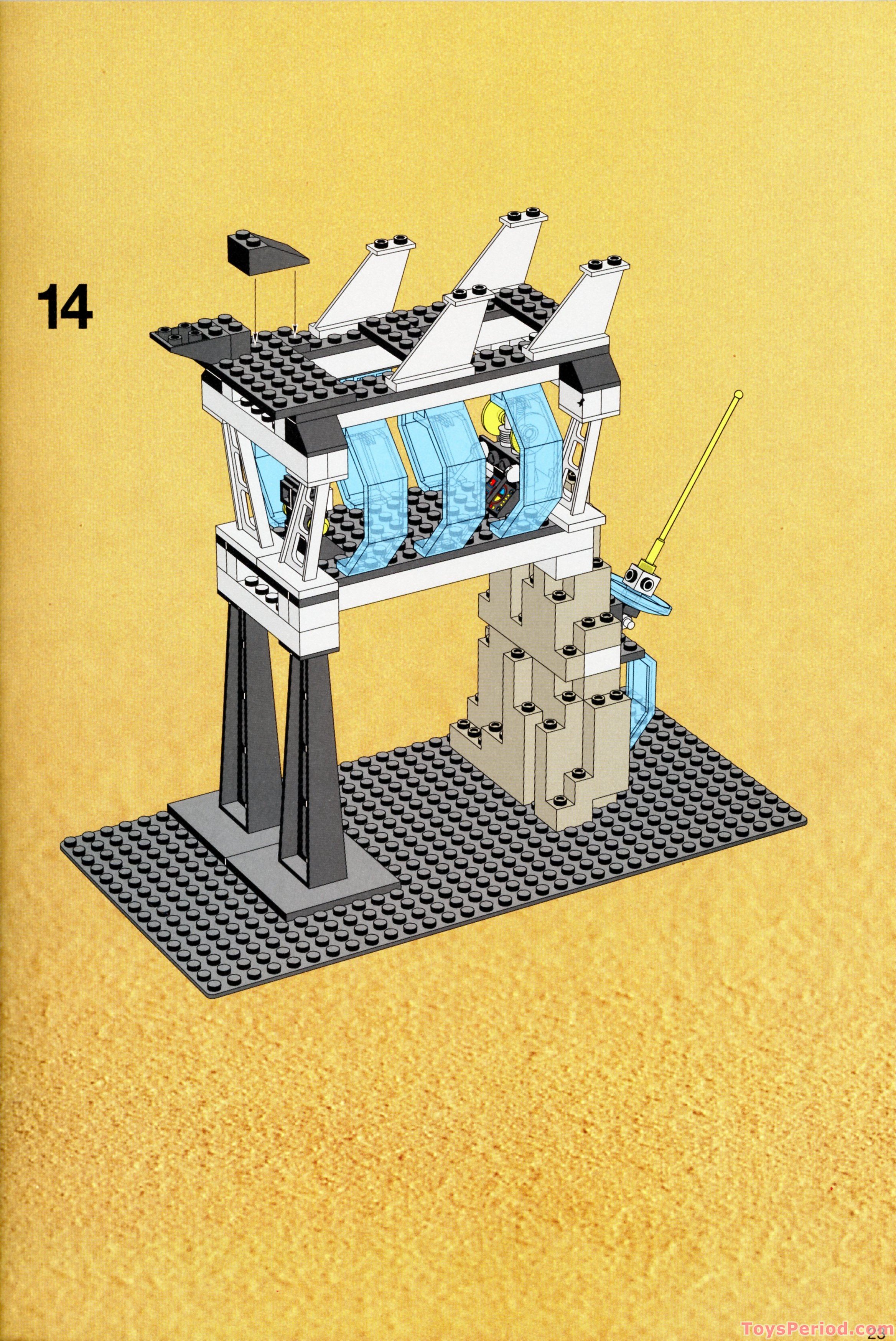 LEGO 6991 Monorail Transport Base Instructions and Parts List