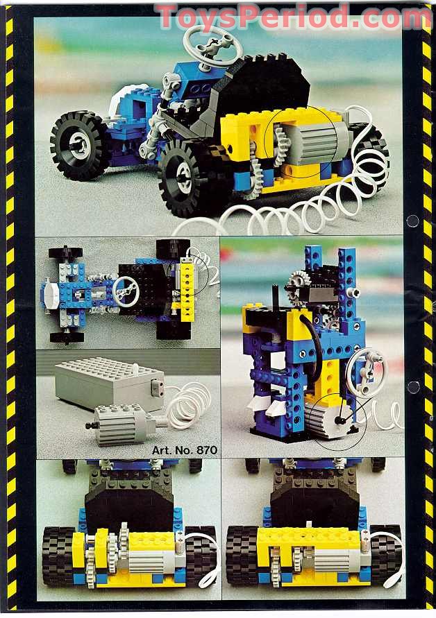 LEGO 854 Go-Kart Instructions and Parts List