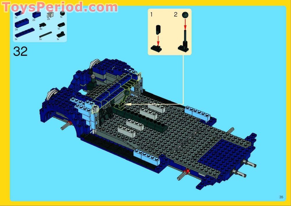LEGO 10187 Volkswagen Beetle (VW Beetle) Instructions and Parts List