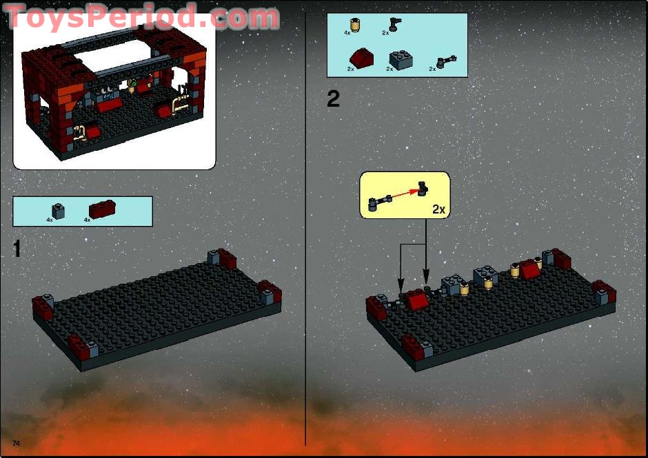 LEGO 10144 Sandcrawler Instructions and Parts List