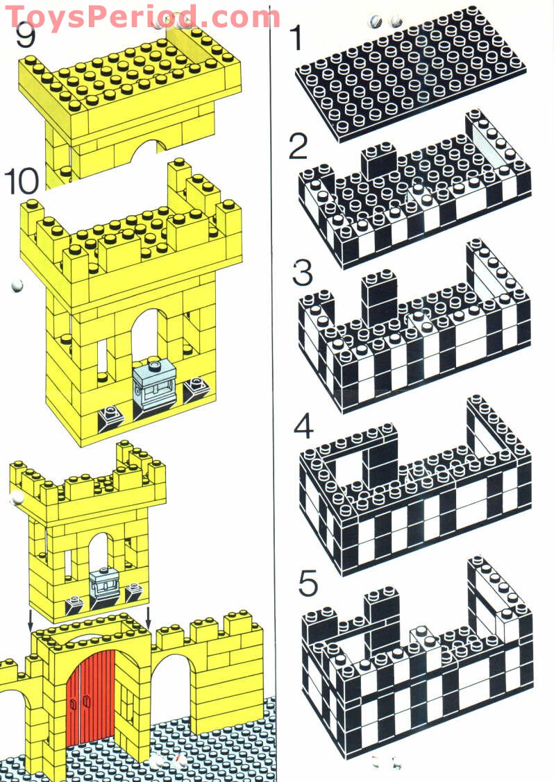 LEGO 1592-2 Town Square - Castle Scene - Dutch Edition Instructions and ...