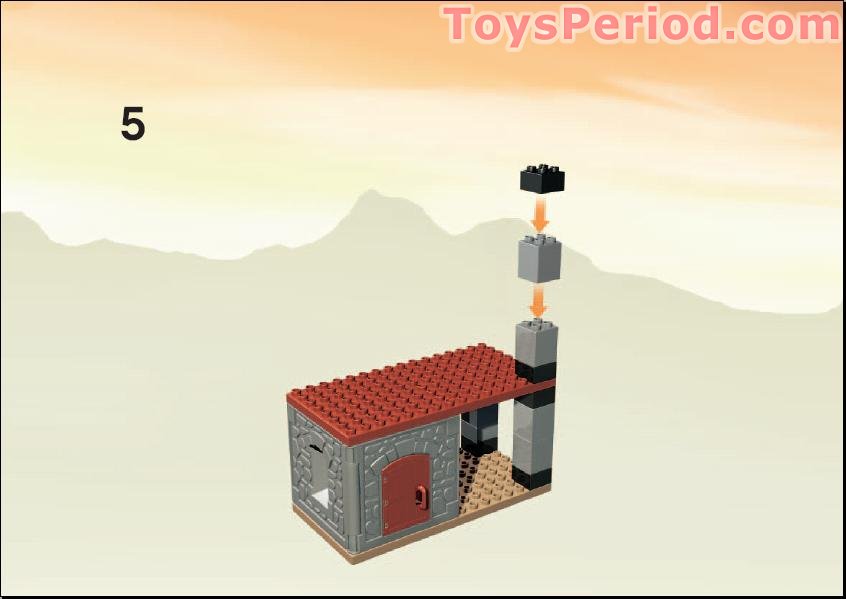 LEGO 4777 Duplo Knights' Castle Instructions and Parts List