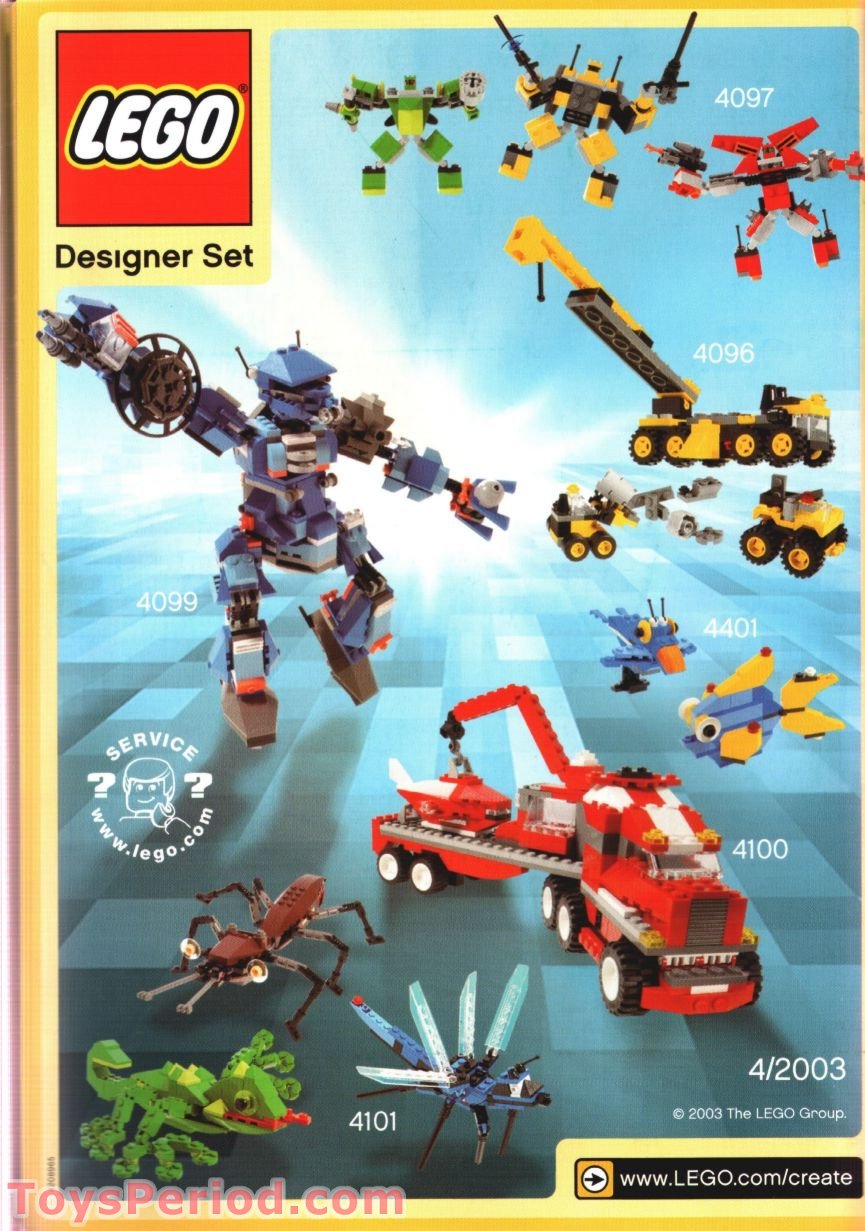LEGO 4098 High Flyers Instructions and Parts List
