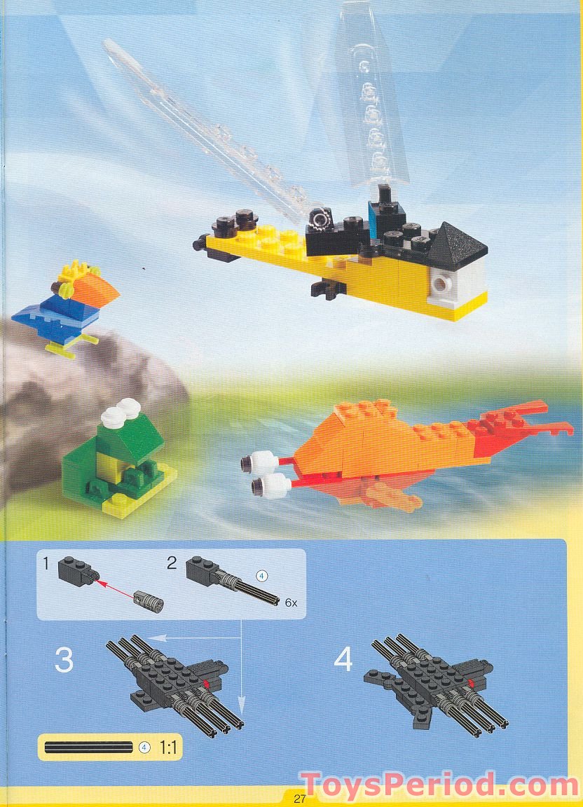 LEGO 4101 Wild Collection Instructions and Parts List