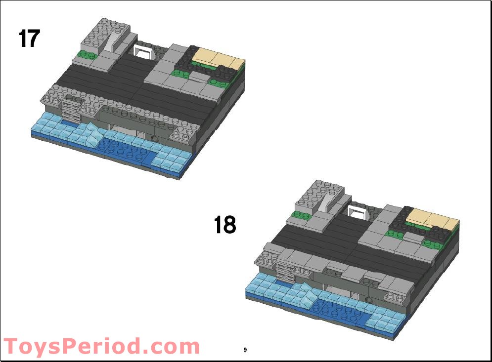 LEGO 5526 Skyline Instructions and Parts List