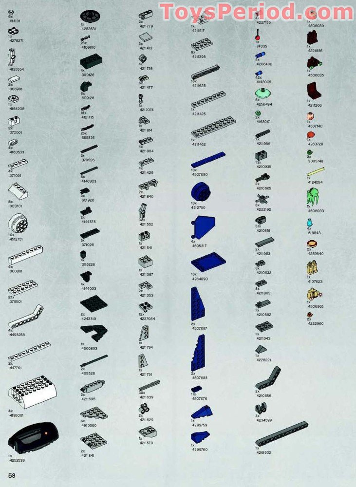 LEGO 7661 Jedi Starfighter with Hyperdrive Booster Ring Instructions ...