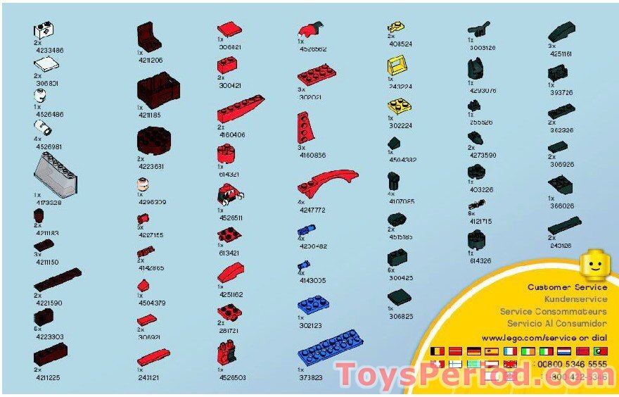 LEGO 7886 The Batcycle: Harley Quinn's Hammer Truck Instructions and ...