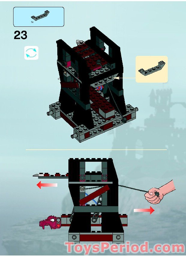 LEGO 7037 Tower Raid Instructions and Parts List