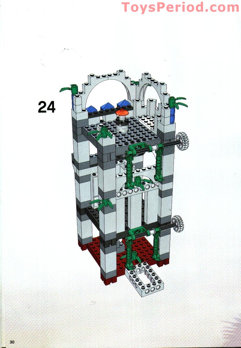LEGO 8780 Citadel of Orlan Instructions and Parts List
