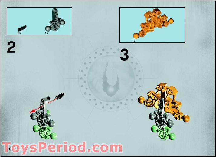 LEGO 8900 Reidak Instructions and Parts List