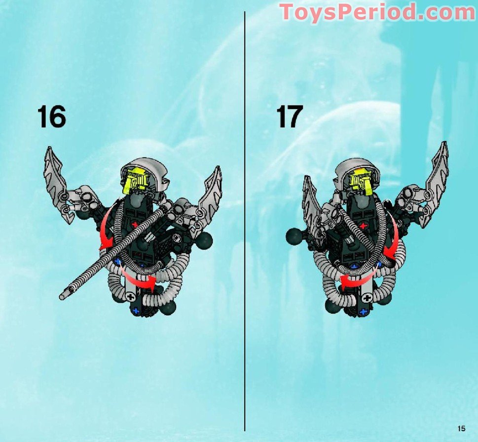 LEGO 8923 Hydraxon Instructions and Parts List