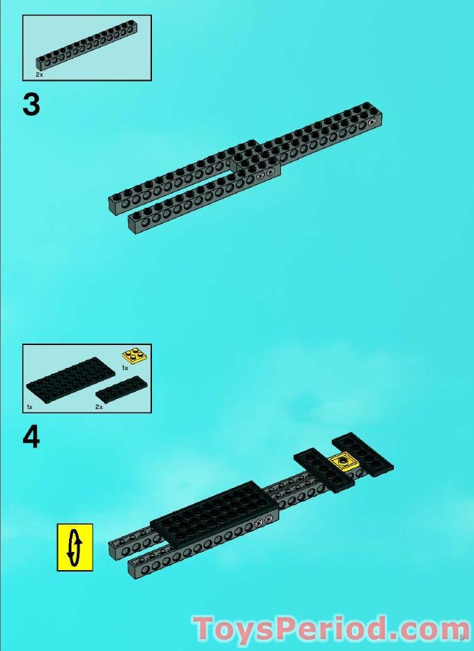 LEGO 8107 Fight for the Golden Tower Instructions and Parts List