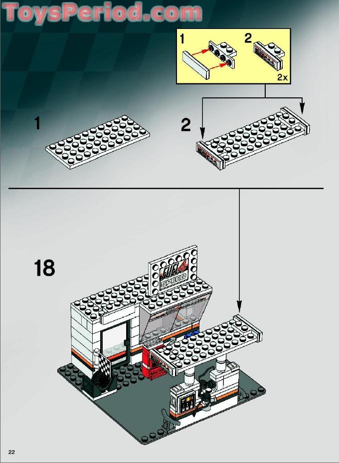 LEGO 8135 Bridge Chase Instructions and Parts List