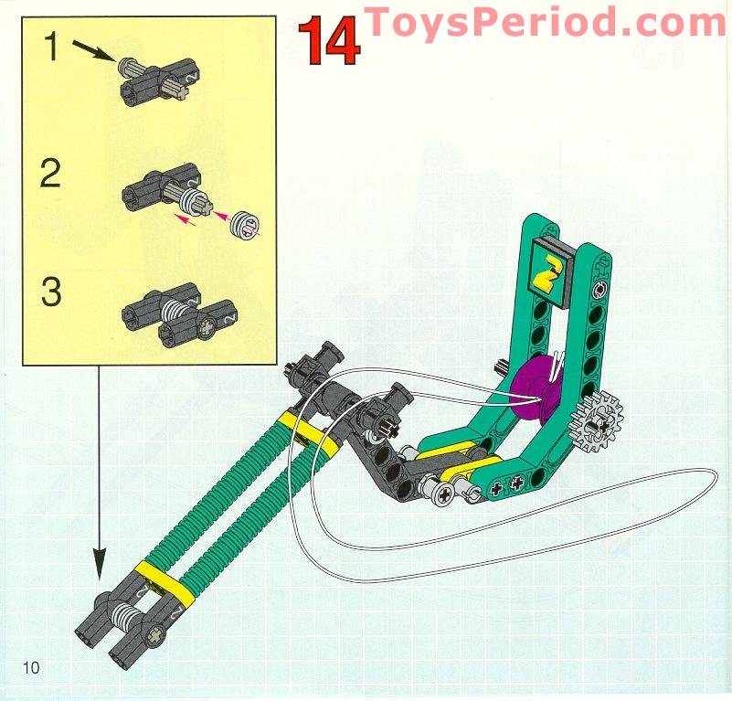 LEGO 8202 Bungee Chopper Instructions and Parts List